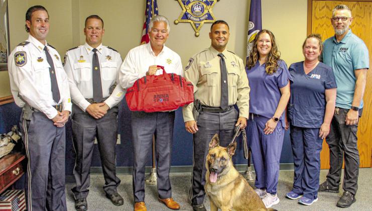 SBSO Receives Donation of K9 First Aid Equipment | St Bernard Voice